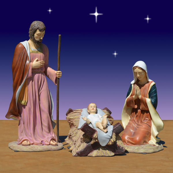 9-Piece Life Size Nativity Set - ChristmasNightInc.com – Christmas ...