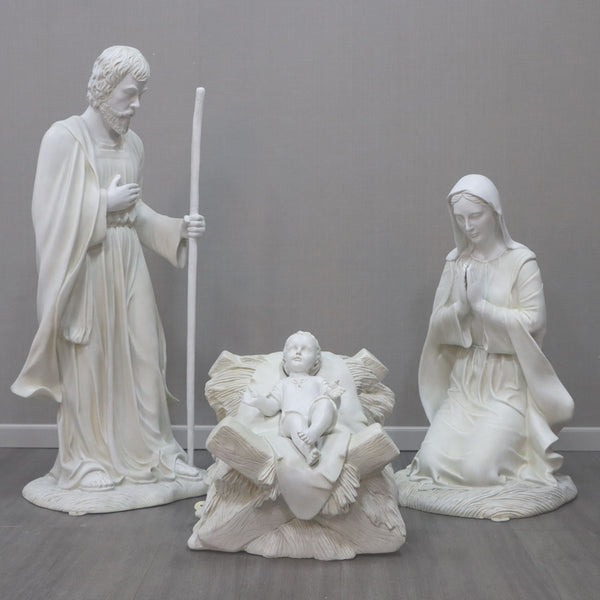 12-Piece Ivory Nativity Set - Fiberglass – Christmas Night Inc
