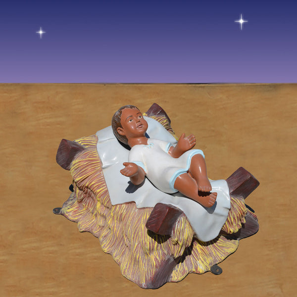 40-Inch Scale African American Baby Jesus – Christmas Night Inc