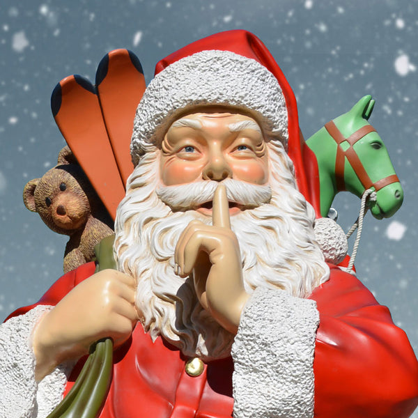 6-ft. Outdoor Santa with Toys - Christmas Night Inc.