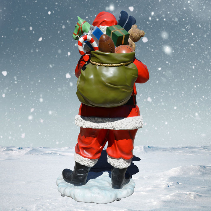 6-ft. Outdoor Santa with Toys - Christmas Night Inc.