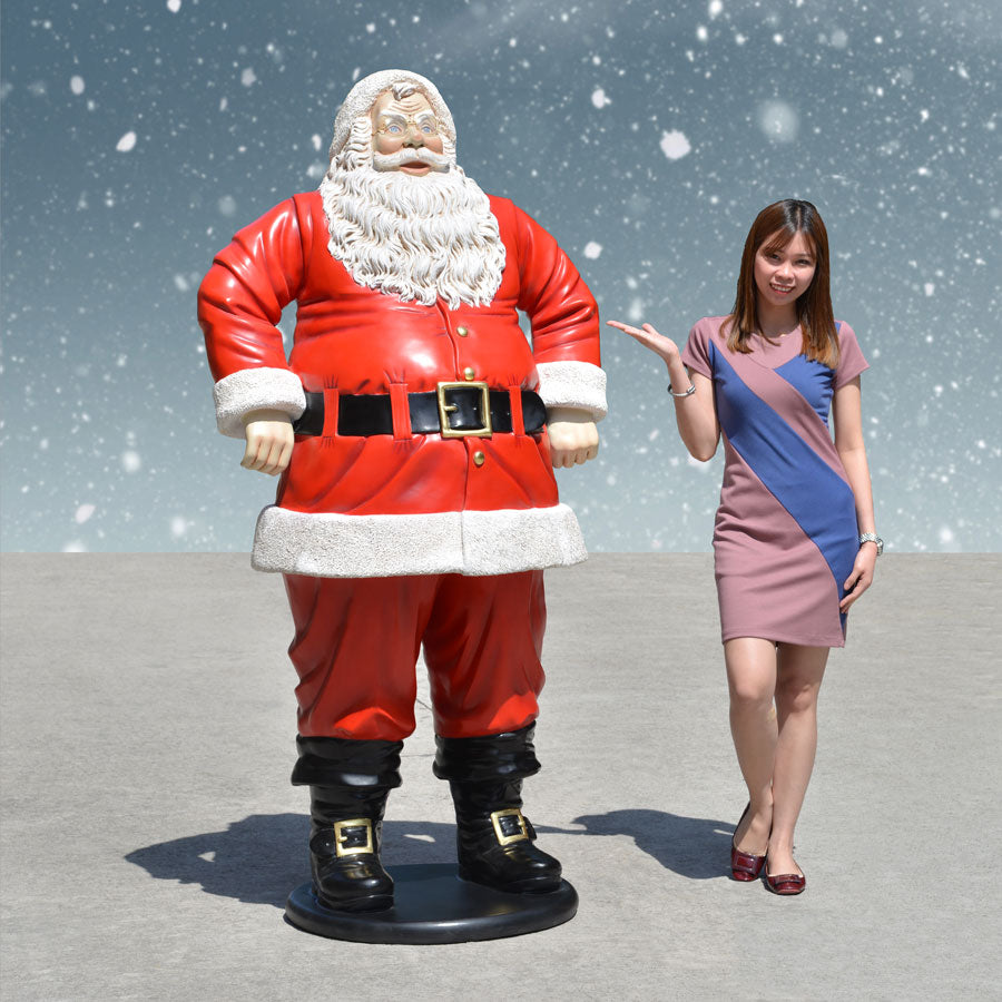Life-Size Outdoor Santa Figure - Christmas Night Inc.