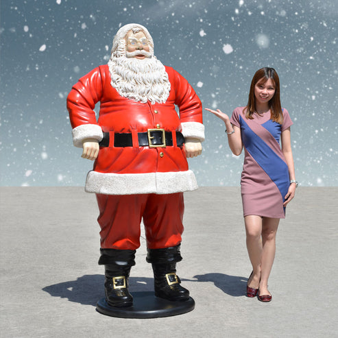 Life-Size Outdoor Santa Figure - Christmas Night Inc.