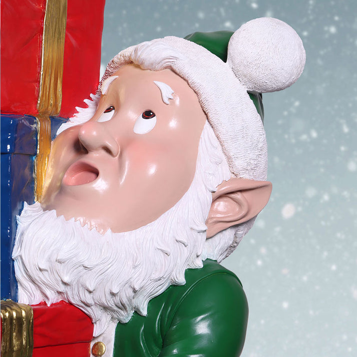 70in. Heinimex Elf with Gift stack - ChristmasNightInc.com – Christmas ...