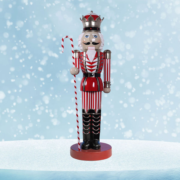 Nutcracker Candy Cane Scene - 8ft Outdoor Christmas Display | Christmas ...