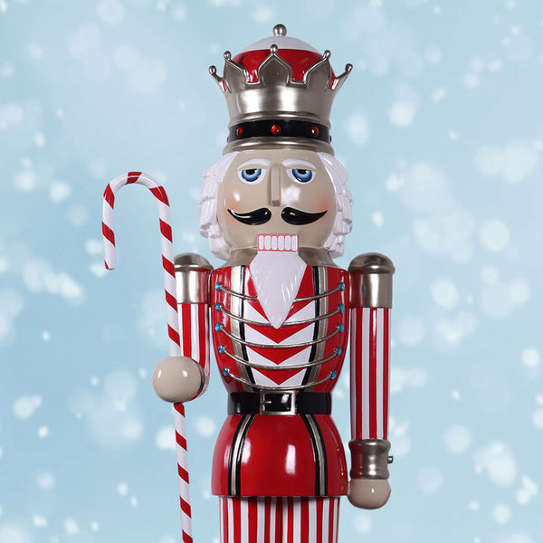 Nutcracker Candy Cane Scene - 8ft Outdoor Christmas Display | Christmas ...