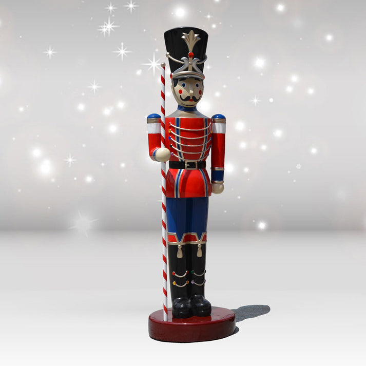 6.5-ft. Pair of Toy Soldiers with Batons In Right Hand – Christmas ...