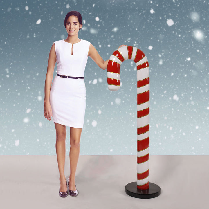 Giant Candy Cane Decorations (Fiberglass & LED) | Christmas Night Inc.