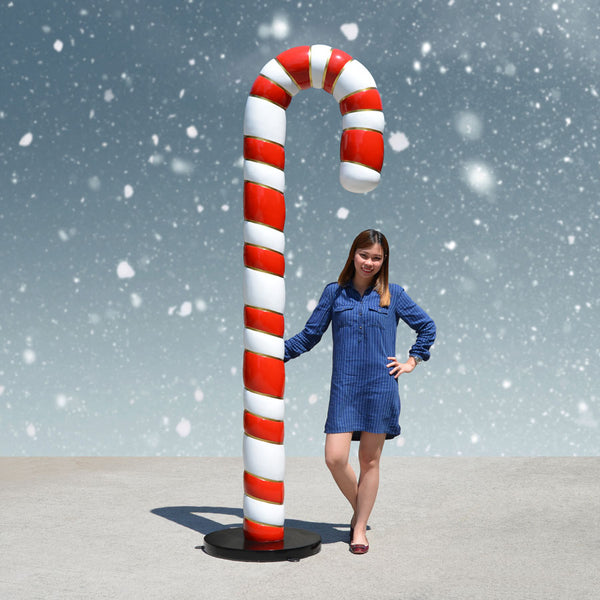 Giant Candy Cane Décor Pair, 8 Ft - Christmas Night Inc.