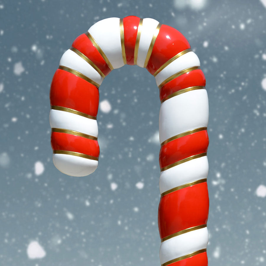 Giant Candy Cane Decorations (Fiberglass & LED) | Christmas Night Inc.
