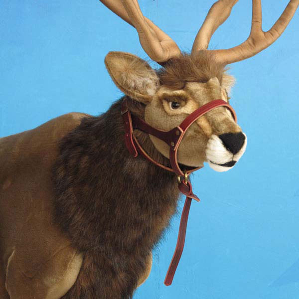 Life-Sized Hansa Reindeer with Halter - Ride-On - 60in. – Christmas ...
