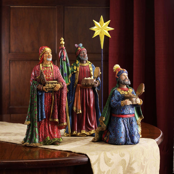Three Kings Real Life Three Kings - 3-Piece - 14in. Scale – Christmas ...