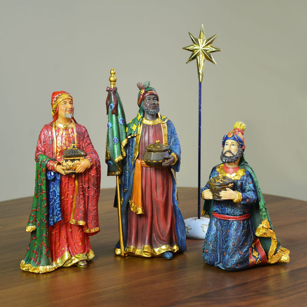 Three Kings Real Life Three Kings - 3-Piece - 14in. Scale – Christmas ...